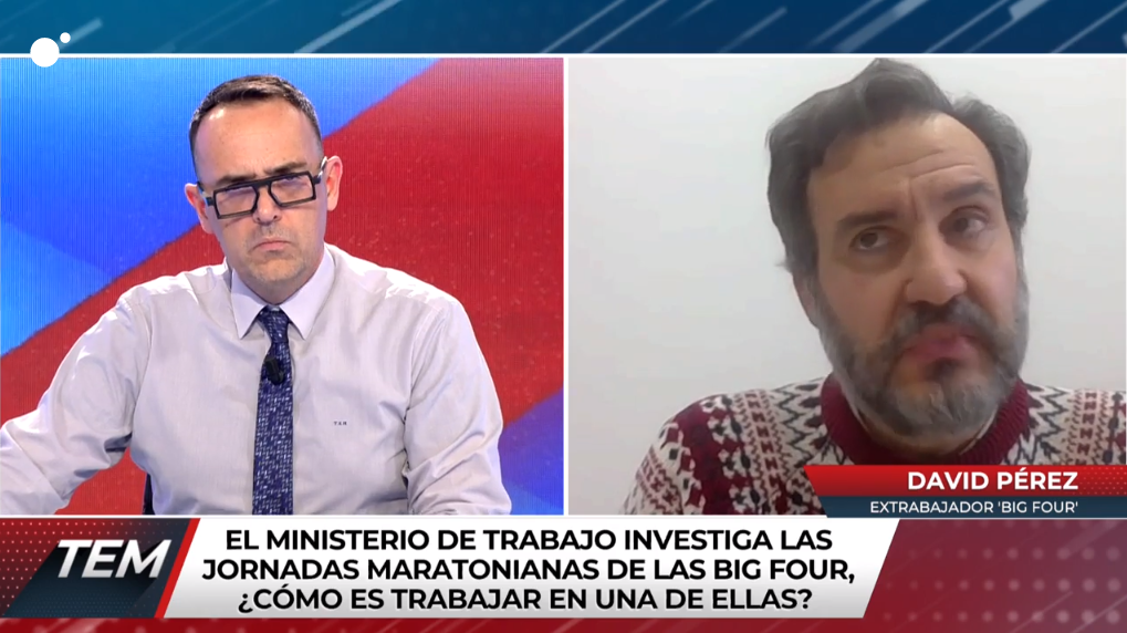 Un extrabajador de las 'Big Four' detalla en 'Todo es mentira' las condiciones que vivió: "Era ...