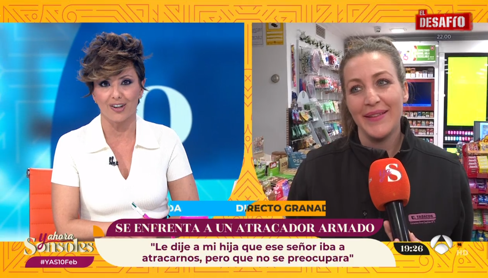 'Y ahora Sonsoles' habla con una estanquera que se enfrentó y persiguió ...