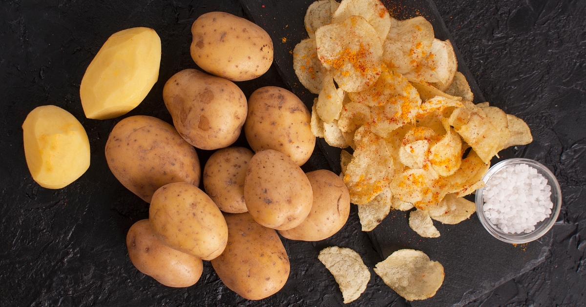 Patatas chips en freidora de aire, la versión saludable y ligera de las ...