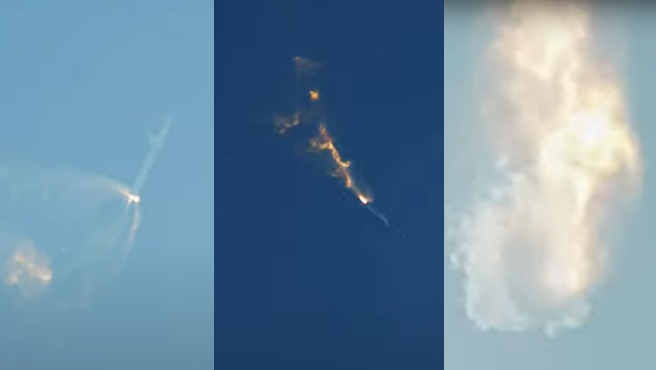 Así ha sido, paso a paso, el inesperado momento de la explosión de Starship