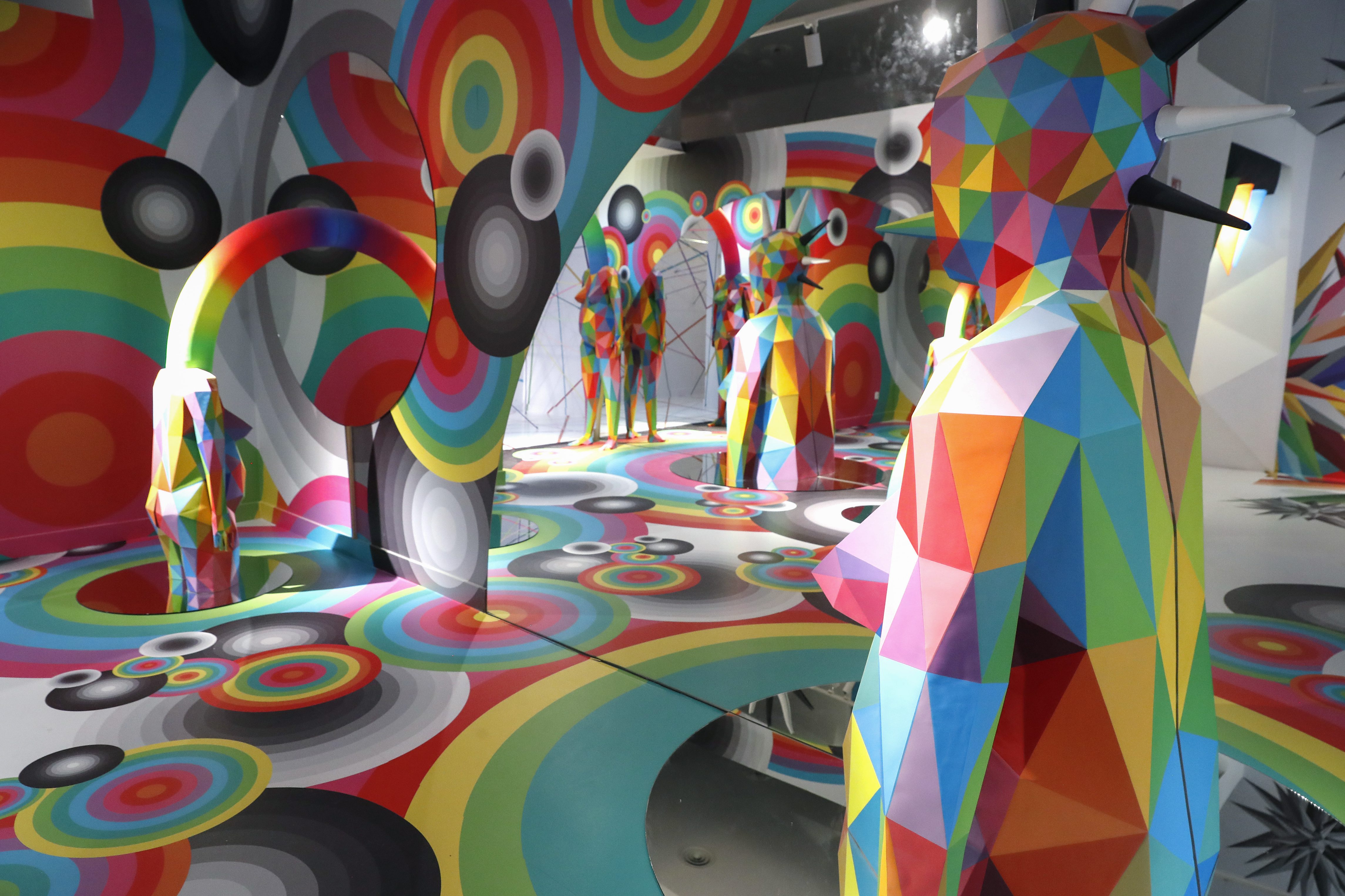 Una veintena de obras de Okuda San Miguel inauguran el nuevo museo ...