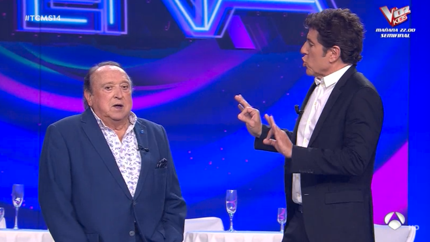 Fernando Esteso sorprende en el plató de 'Tu cara me suena' para ...