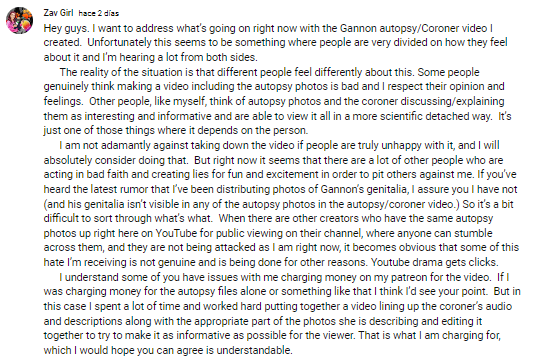 Critican a una 'youtuber' especializada en 'true crime' por vender las ...