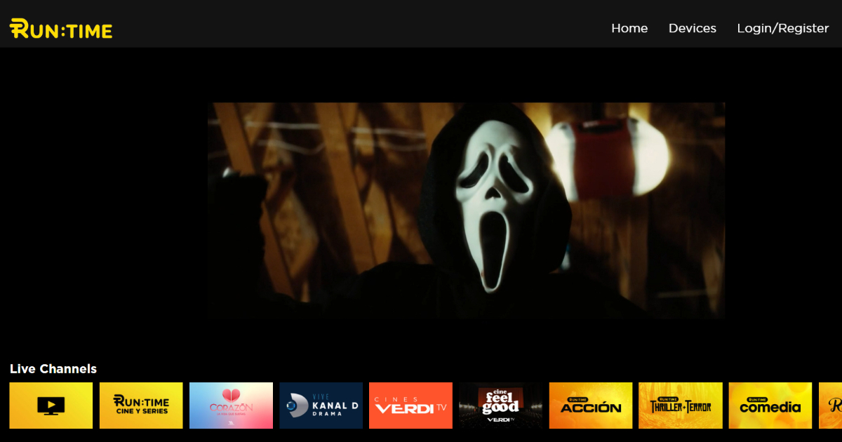 Runtime, la plataforma FAST gratuita que aterriza en España para competir contra Netflix