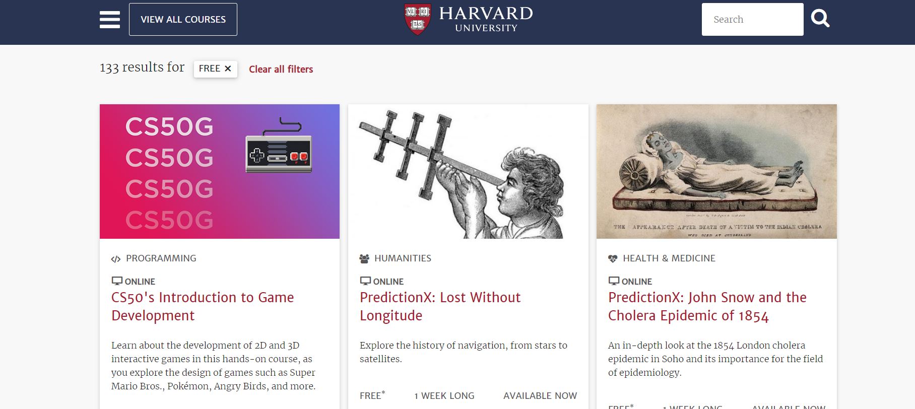 Estas son las carreras universitarias de Harvard que puedes hacer online y gratis