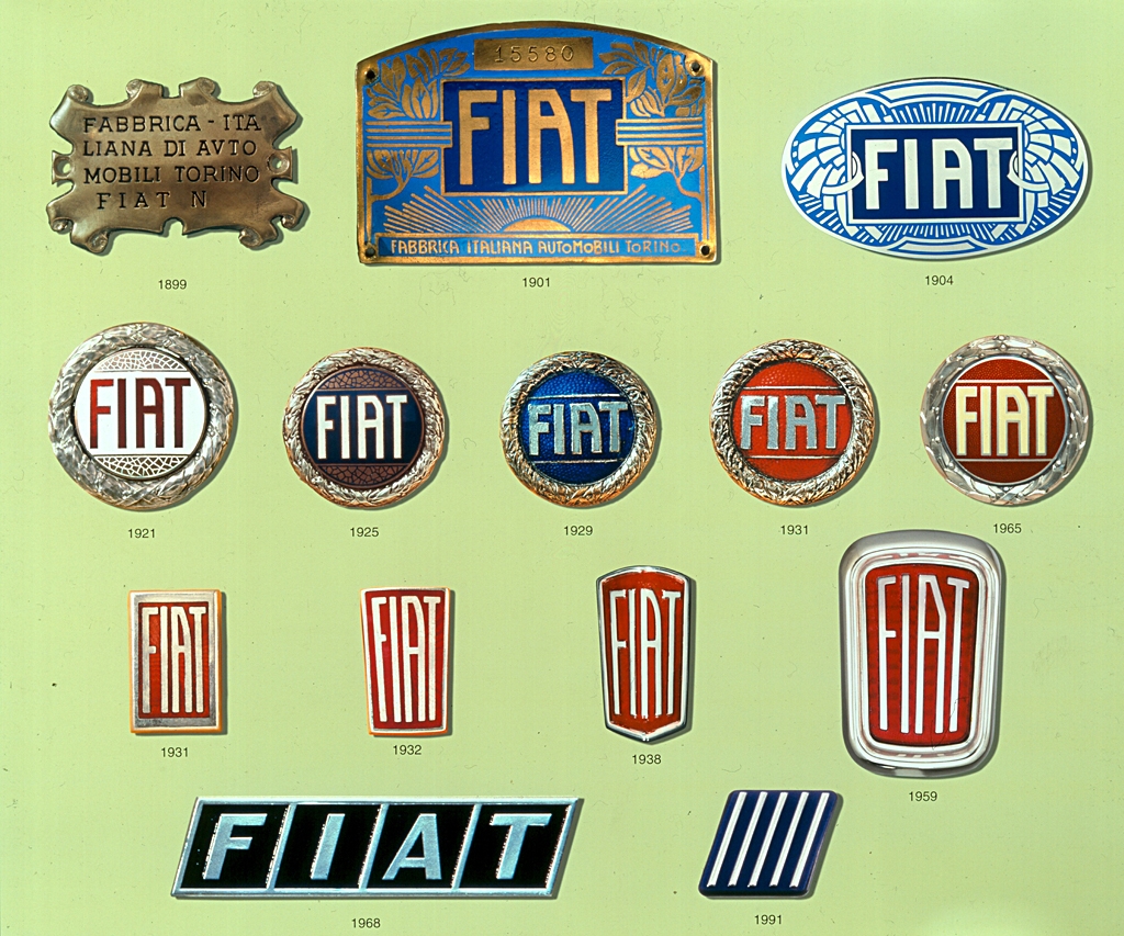 Más de 120 años de historia de Fiat a través de su logo: una marca ...