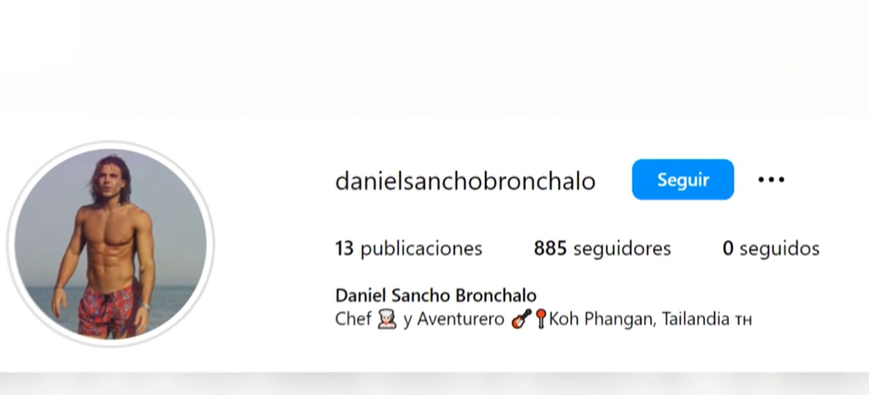 Suplantan la identidad de Daniel Sancho en Instagram y difunden fotos ...
