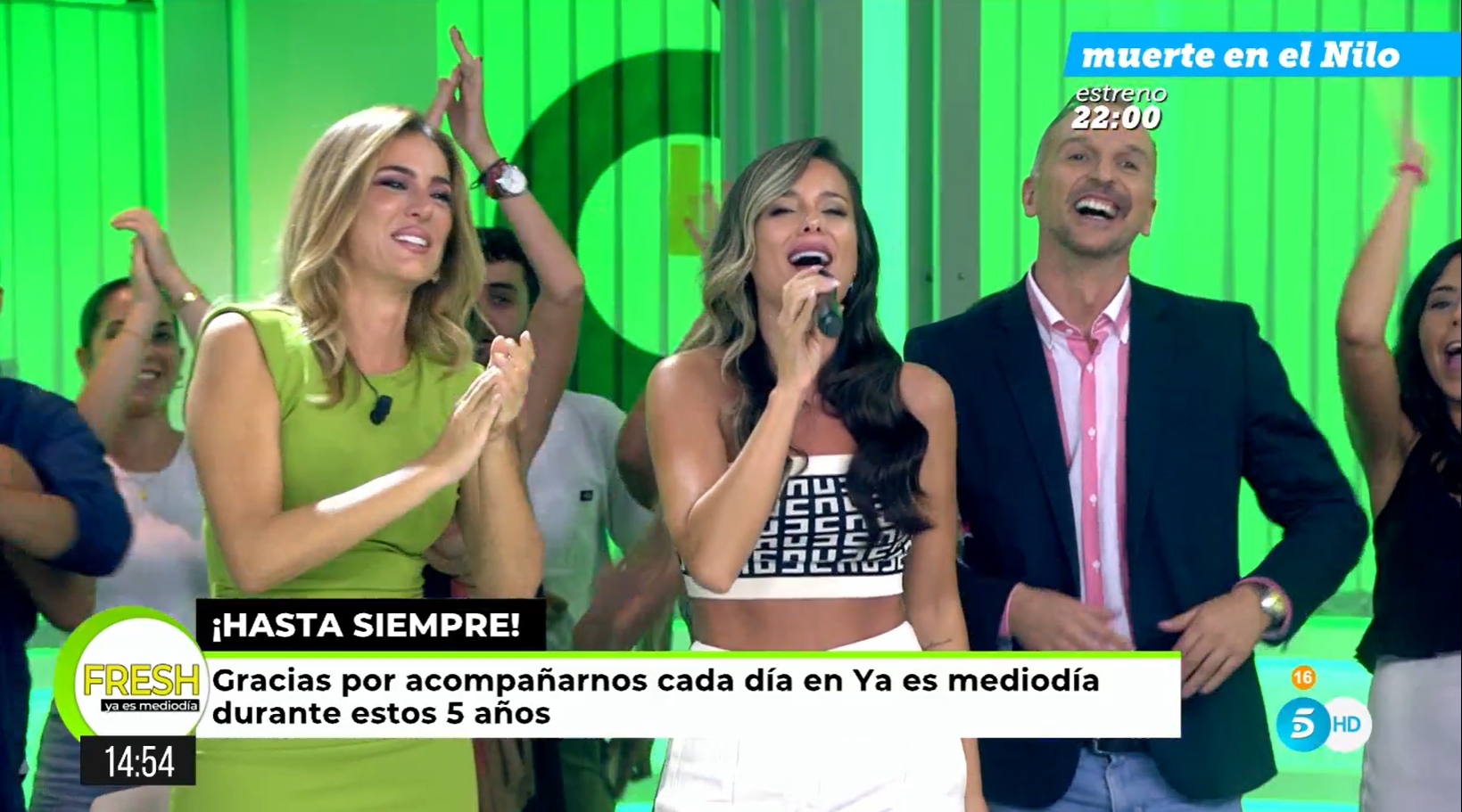 Verónica Dulanto pone el punto y final a 'Ya es mediodía' y anuncia su salto a 'Cuatro al día'