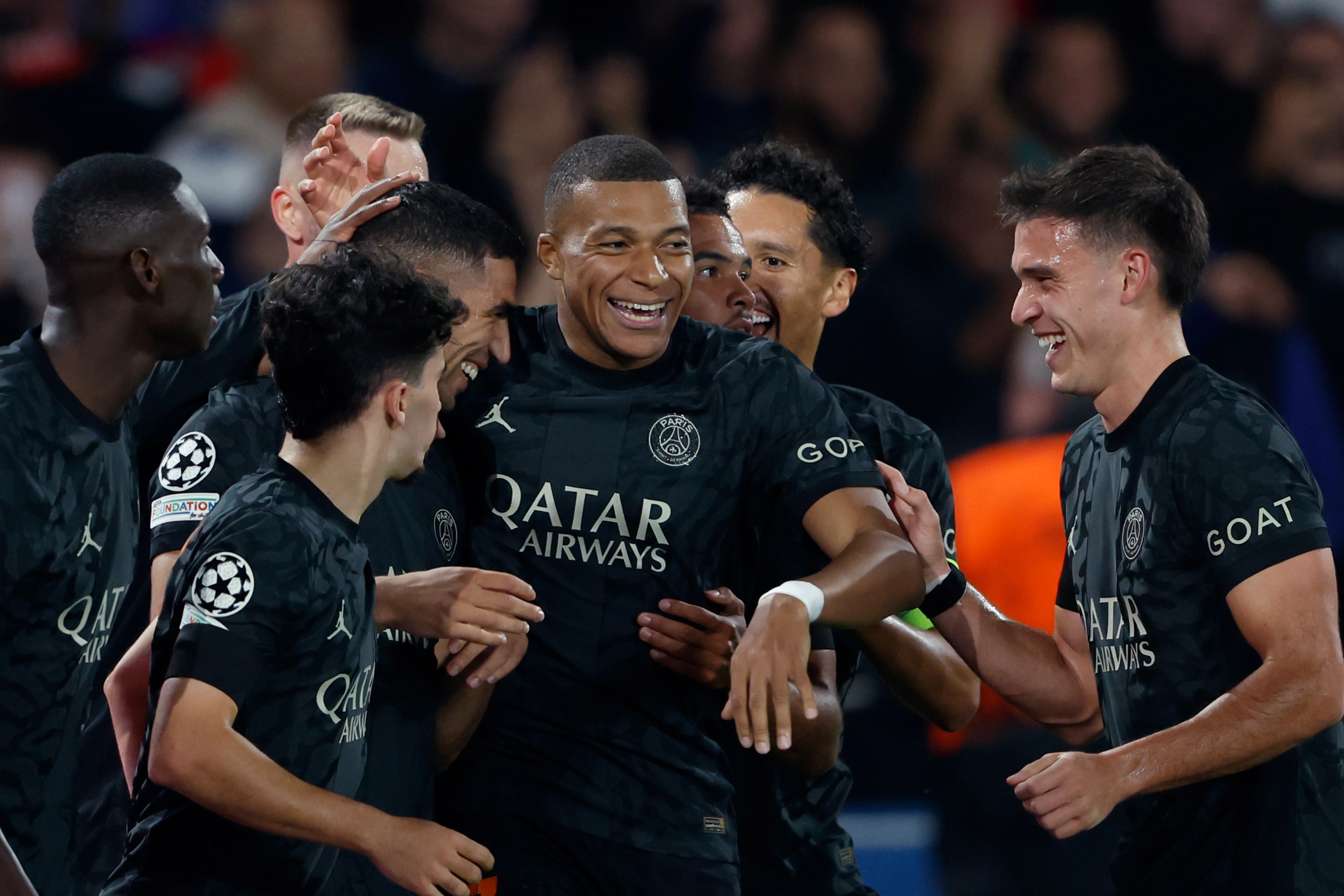 La sociedad Mbappé - Achraf resuelve una noche incómoda para el PSG de ...