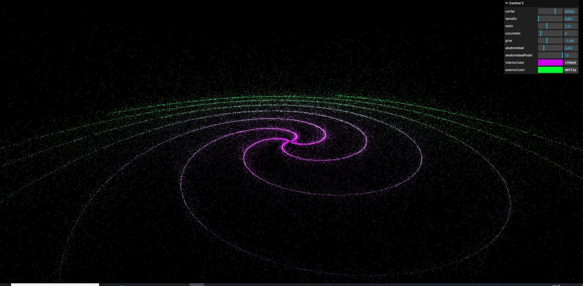 Esta web te permite crear tu propia galaxia y verla desde cualquier ángulo