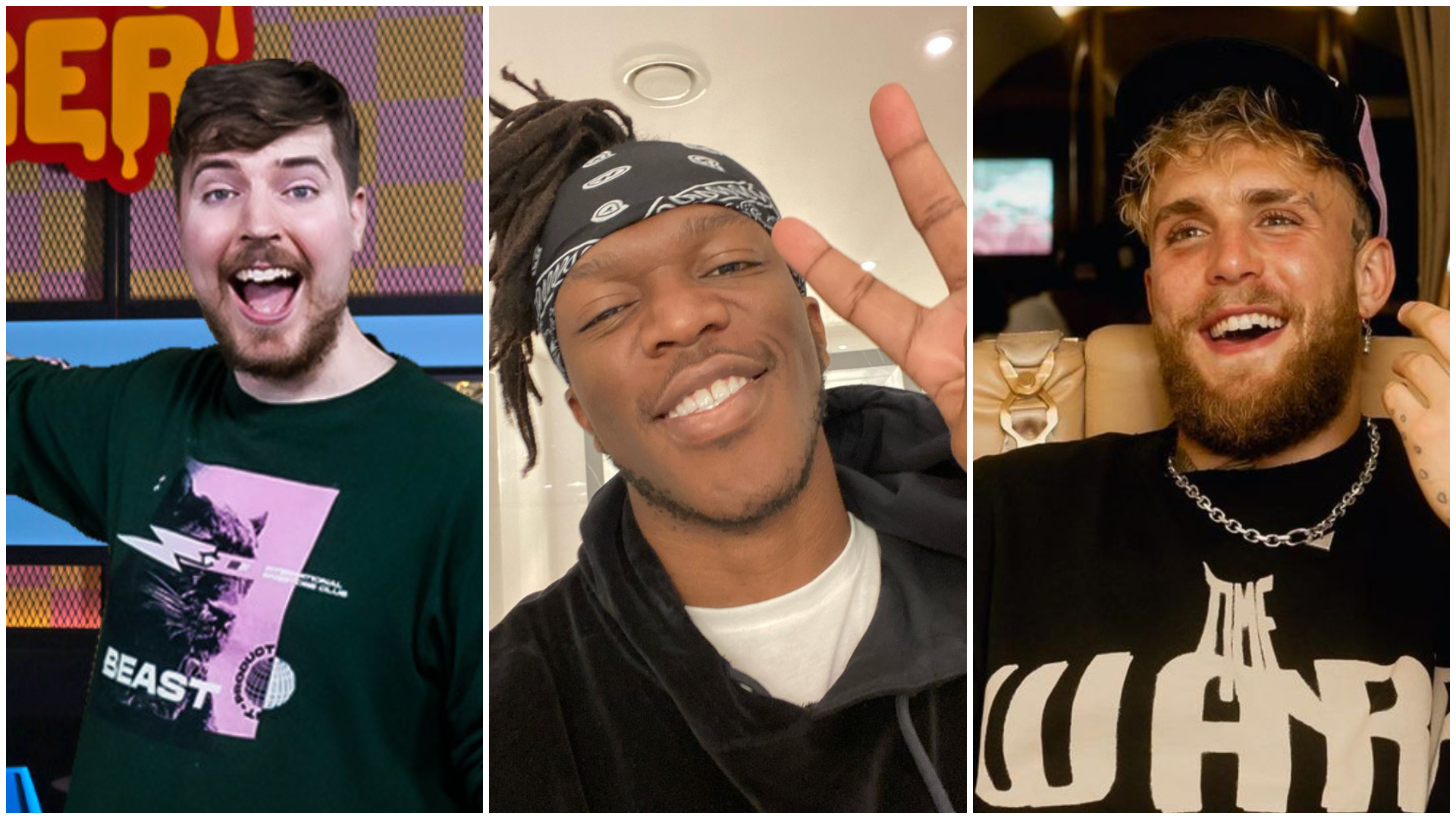 Los 'youtubers' MrBeast, KSI y Jake Paul, entre los 'influencers' más ...