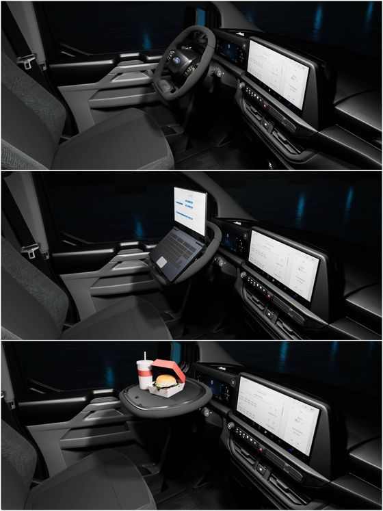 Nueve plazas, un volante que se convierte en mesa y mecánicas para ...