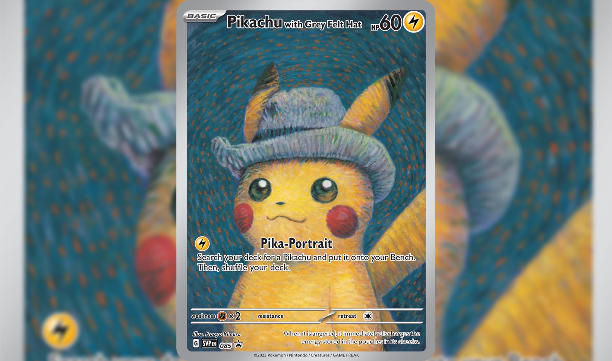 El Museo Van Gogh retira la carta especial de Pikachu, de Pokémon, que ...