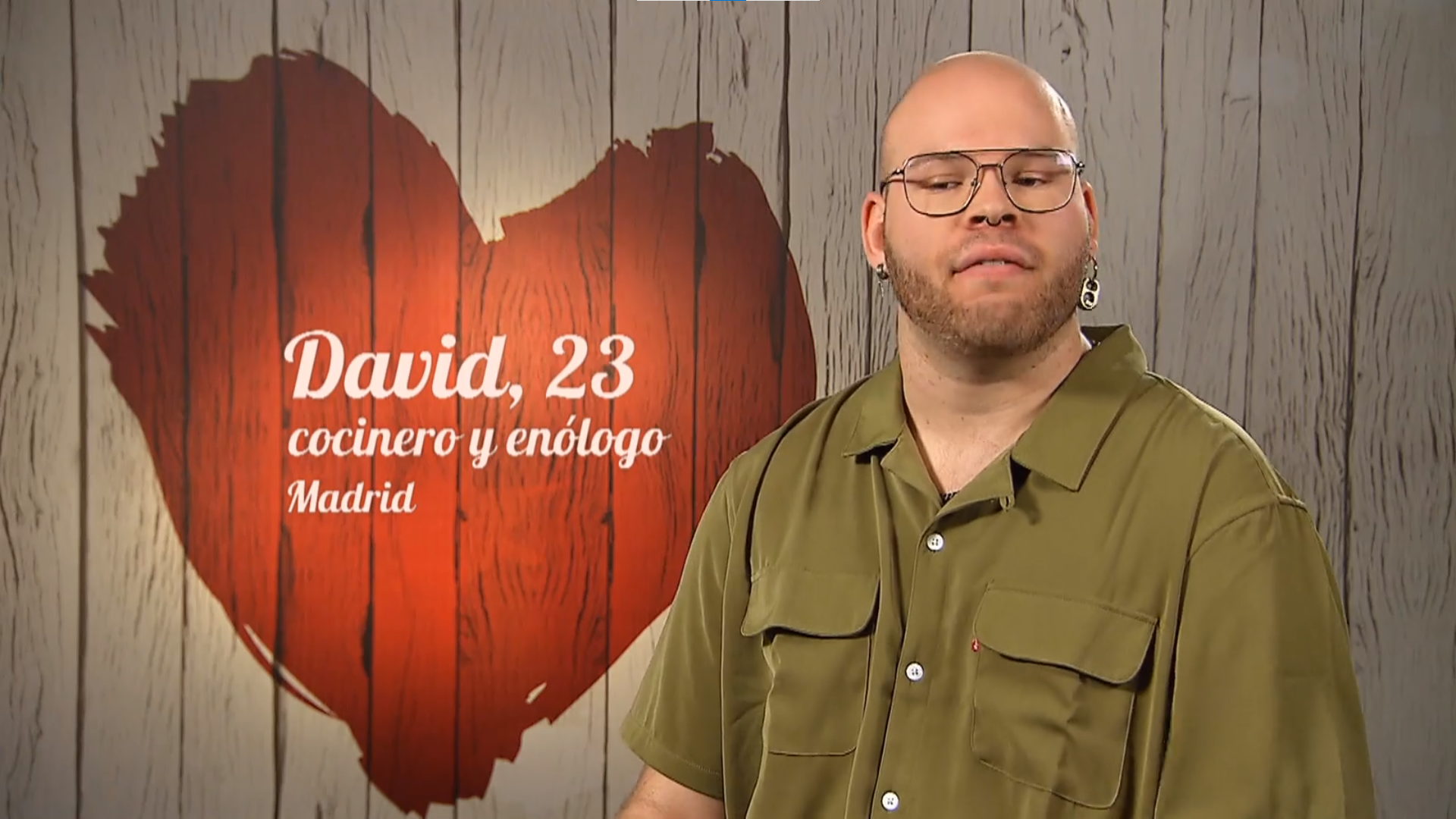 David, en 'First Dates': "Me he casado conmigo mismo"