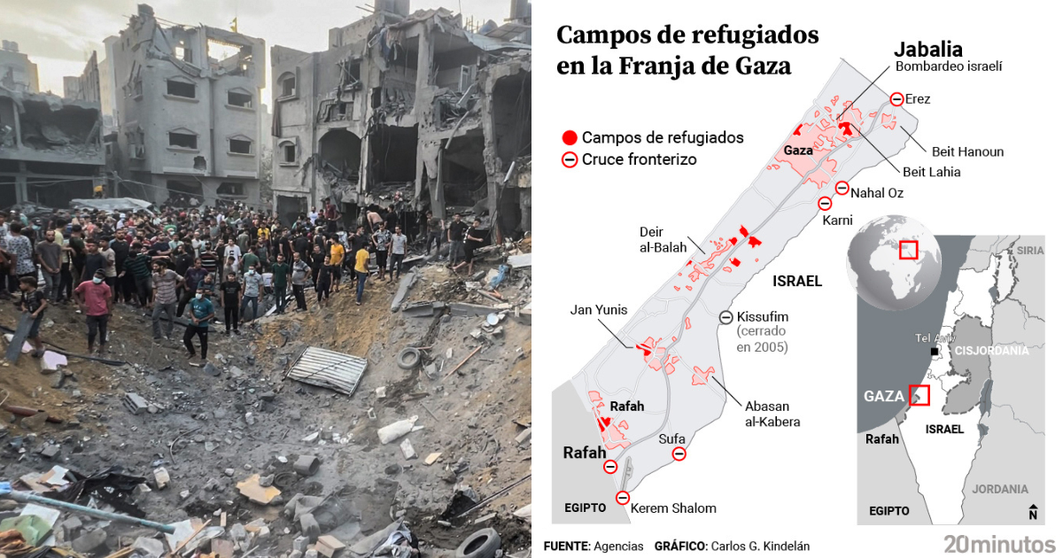 Radiografía del ataque de Israel al campo de refugiados de Gaza: ¿qué ...