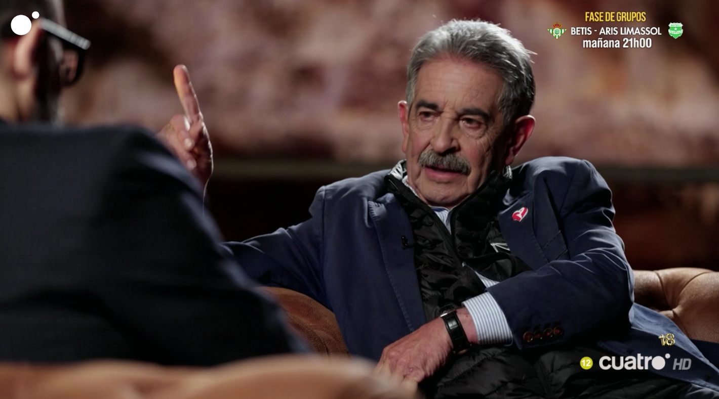 Miguel Ángel Revilla relata el difícil momento que pasó en la política ...