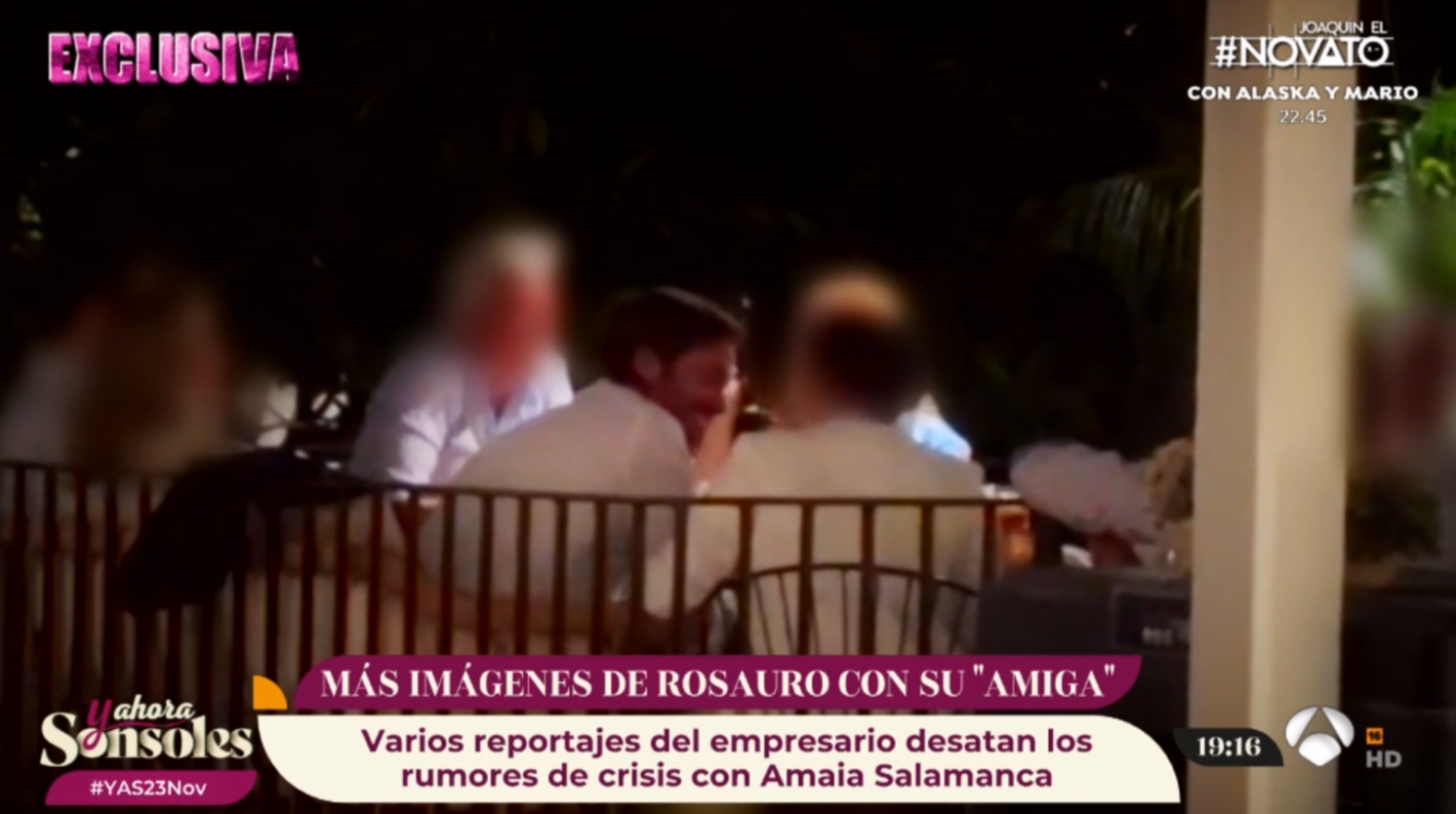 'Y ahora Sonsoles' muestra más imágenes de Rosauro Varo con otra mujer