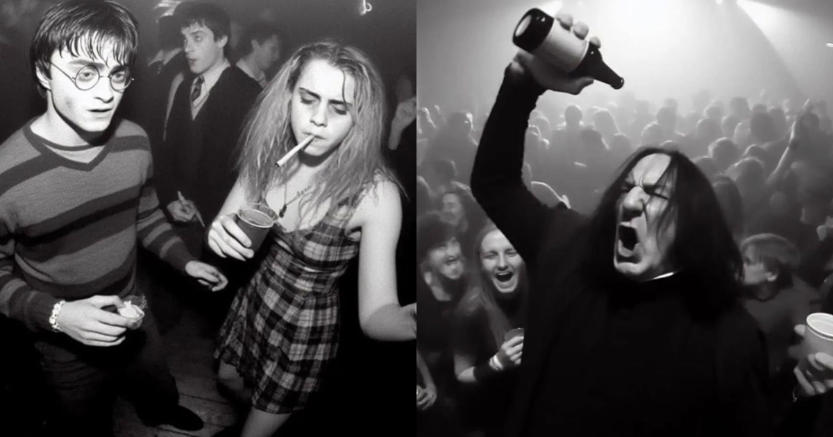 Los personajes de Harry Potter se van de rave: así reimagina la IA a ...