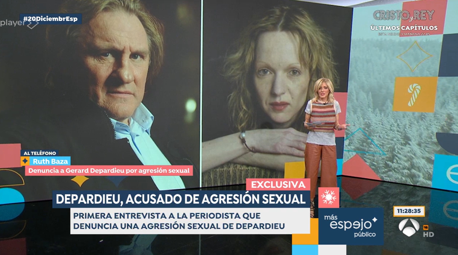 Ruth Baza, la periodista que ha denunciado a Depardieu por agresión ...