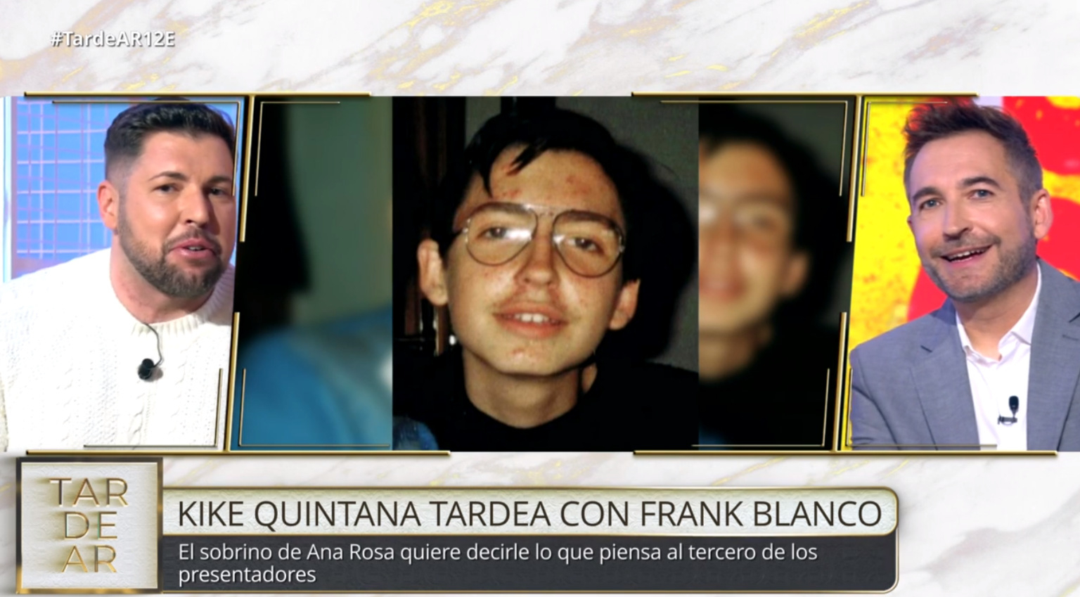 El sobrino de Ana Rosa sorprende a Frank Blanco con una fotografía suya ...