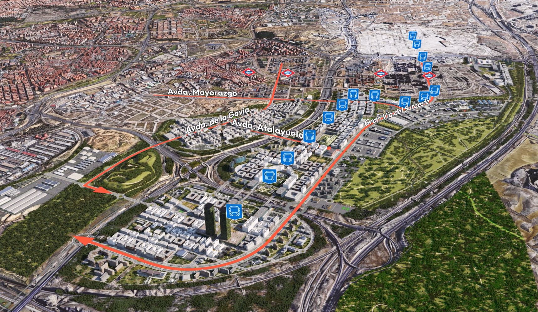 Así será Valdecarros: 51.000 viviendas, un 40% de zonas verdes y dos ...