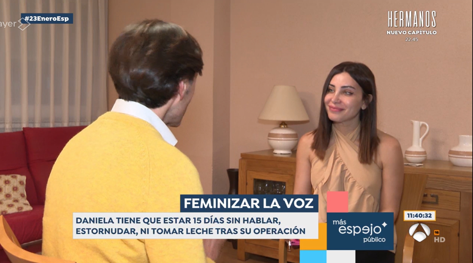 Daniela Requena cree que su voz será "muy dulce" tras la operación a la ...