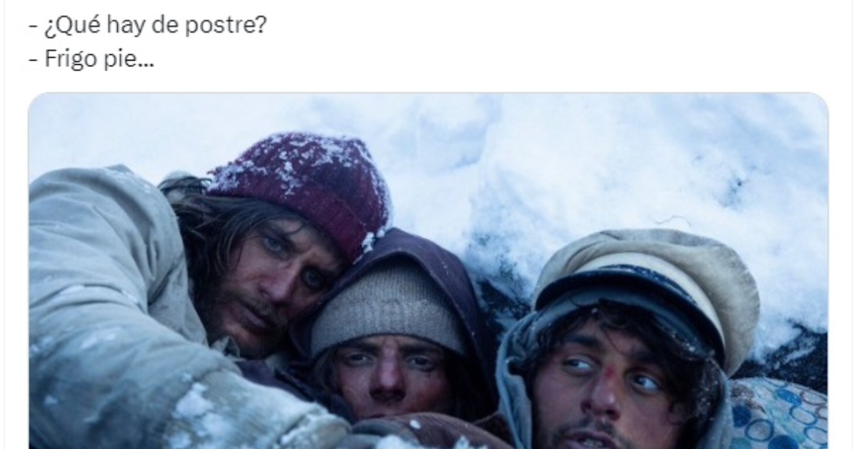 Los mejores memes de 'La sociedad de la nieve': las redes celebran sus ...