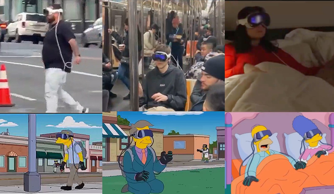 'Los Simpson' lo han hecho otra vez: predijeron las Apple Vision Pro ...