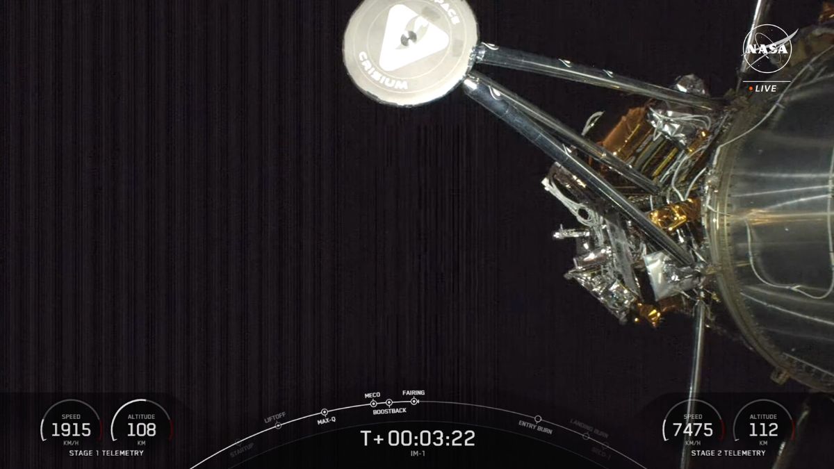 Fotos: Las impresionantes imágenes del módulo lunar Odiseo en su camino ...