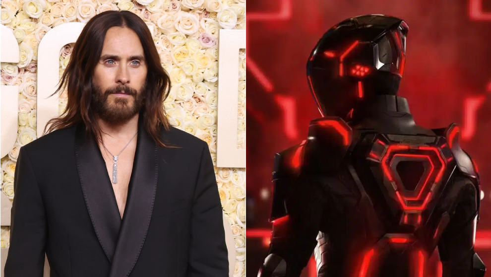 Jared Leto enfundado en la armadura (roja) de 'TRON: Ares', el vídeo ...