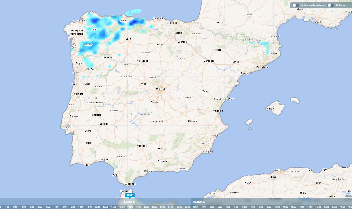 Las temperaturas siguen altas este lunes y solo dos comunidades estarán ...