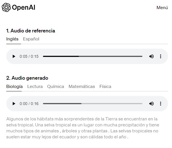 Qué es Voice Engine, la nueva inteligencia artificial de OpenAI que puede clonar tu voz