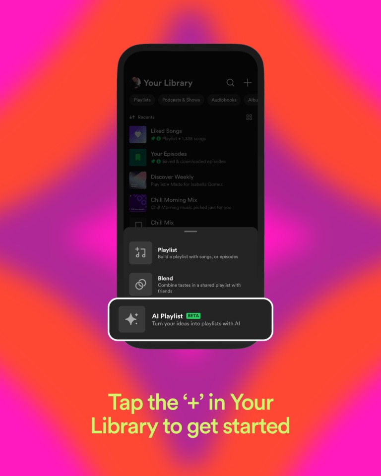 Spotify lanza AI Playlist, una nueva función para crear listas de reproducción con IA