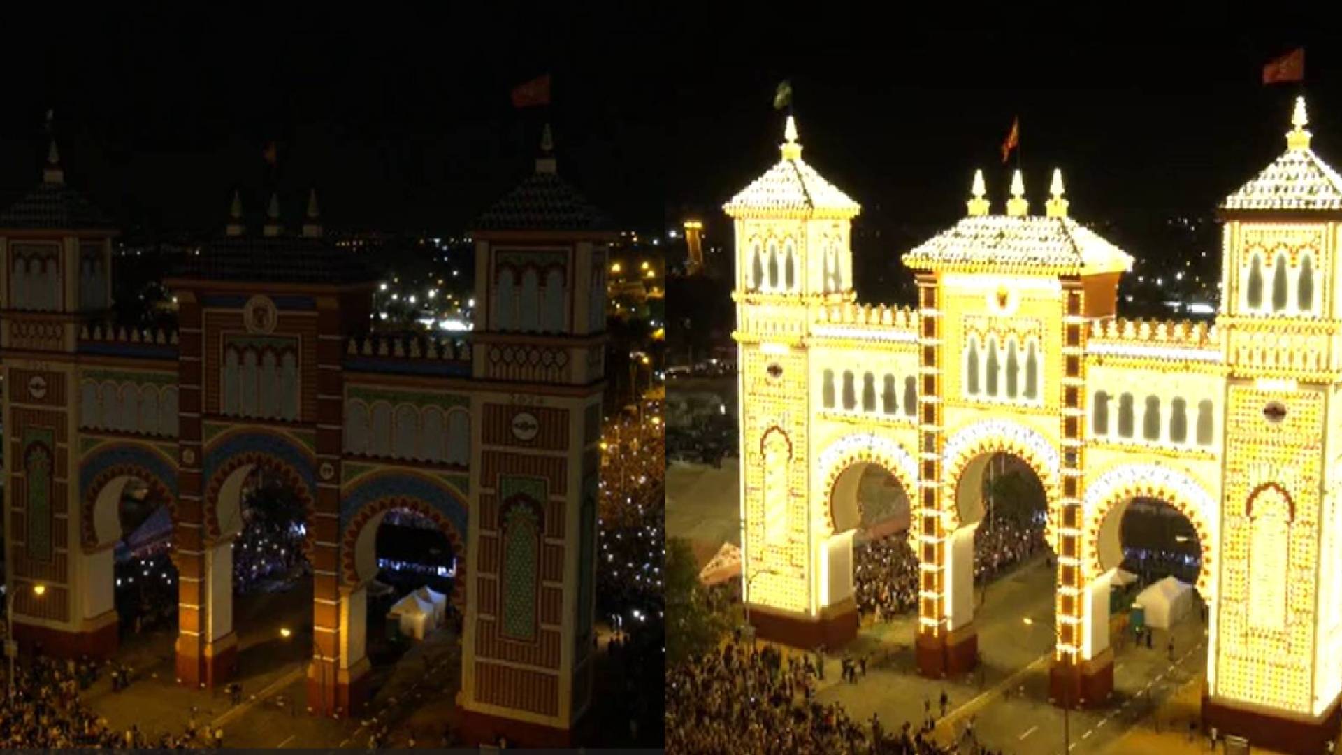 Así ha sido el Alumbrado de la Feria de Sevilla: empieza una semana de ...