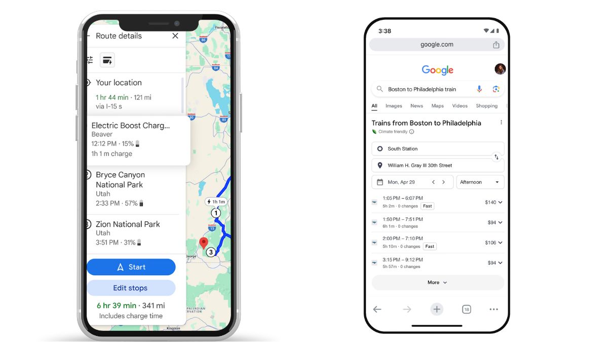 Google Maps agrega tres nuevas funciones para hacer viajes más sostenibles