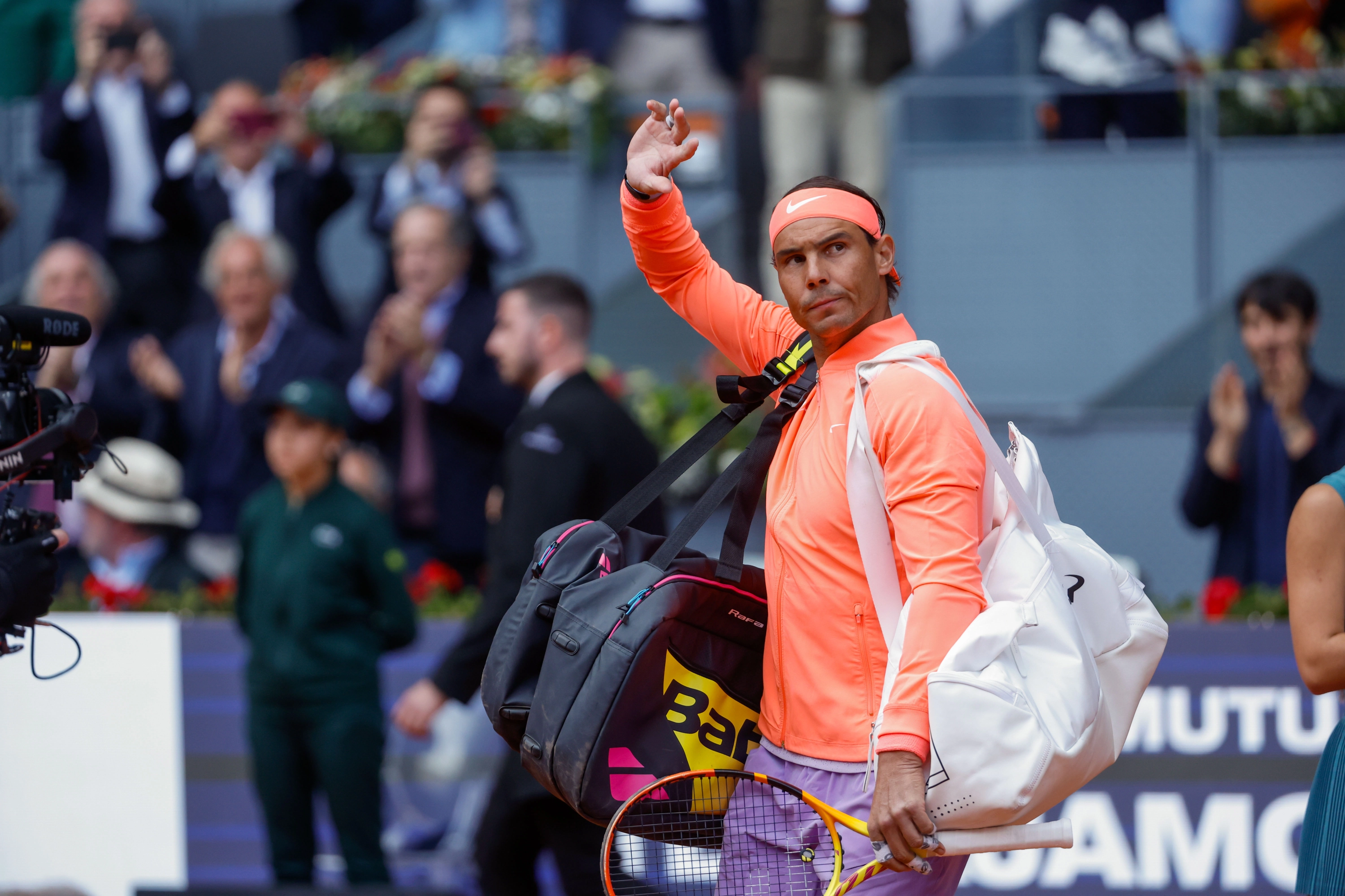 Lo que no se vio en el regreso de Nadal al Mutua Madrid Open: "¡Rafa ...