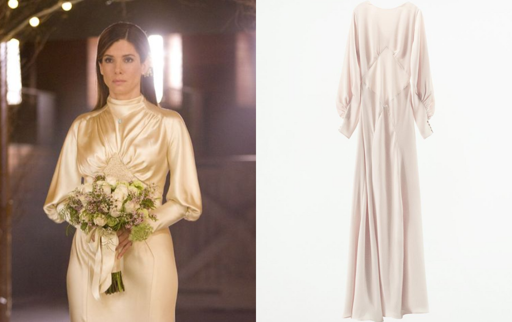 Zara saca a la venta el vestido de novia que Sandra Bullock llevó en ...