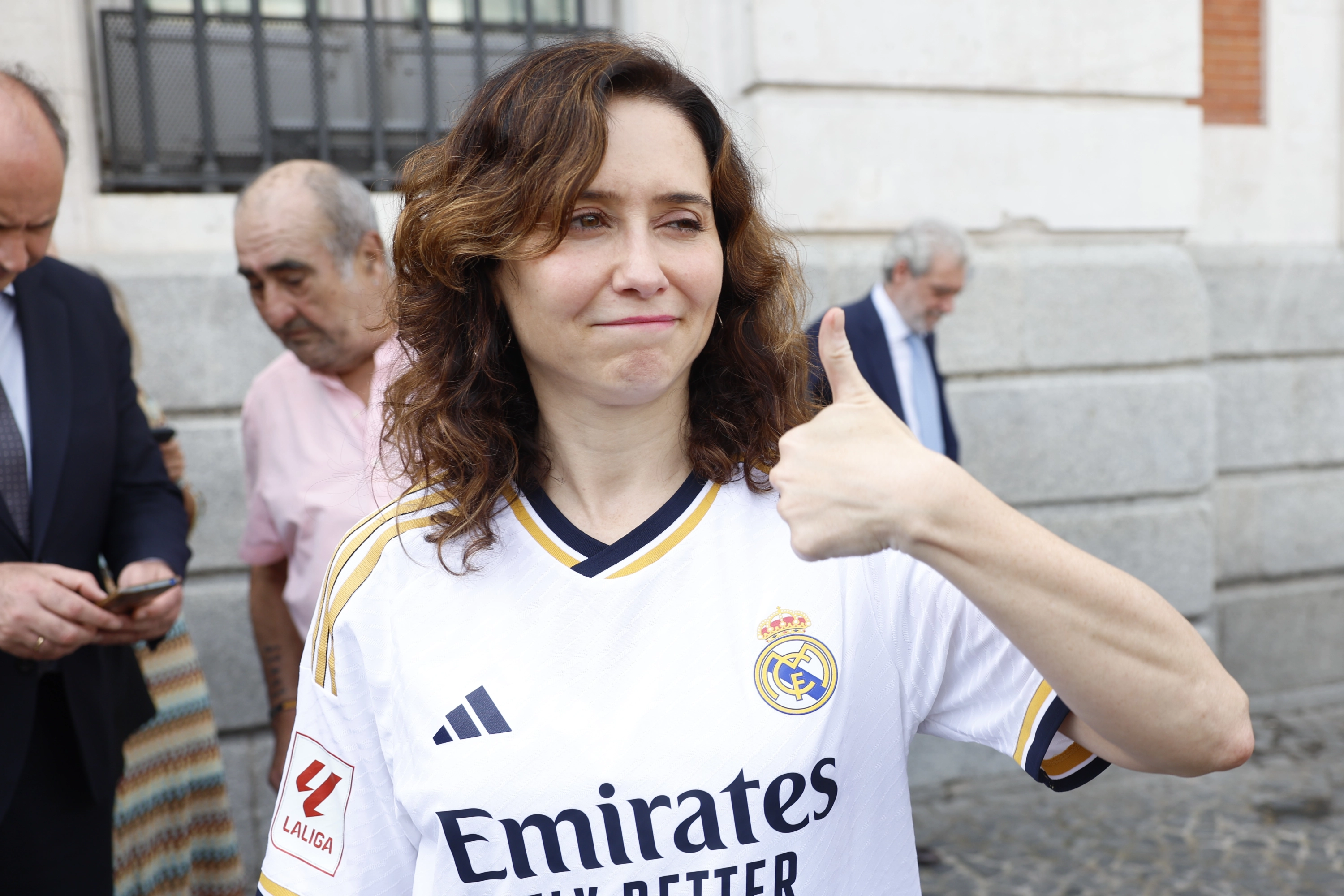 Isabel Díaz Ayuso Celebra La Conquista De La Liga Del Madrid Y Confía