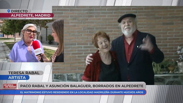 Teresa Rabal, sobre el alcalde de Alpedrete: "Me engañó, cuando hablé ...