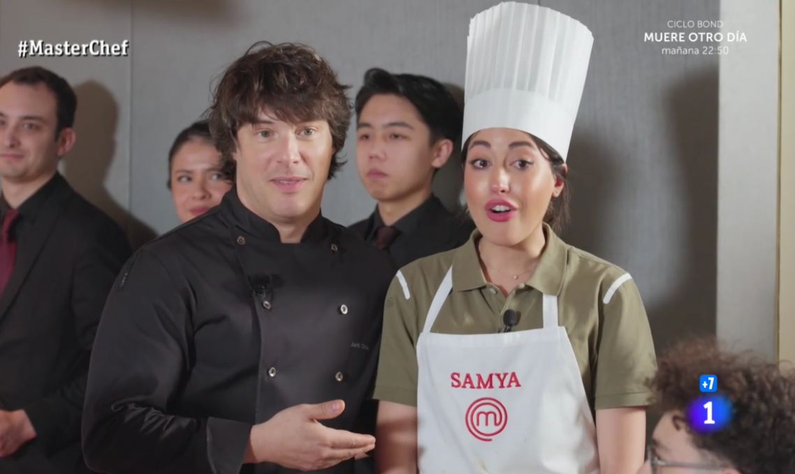 La emocionante despedida de Samya en 'MasterChef', con lágrimas incluidas: "Eres un ejemplo para ...