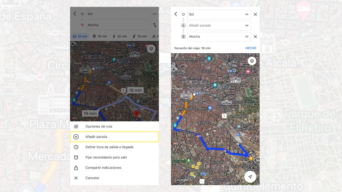 El sencillo truco de Google Maps con el que podrás añadir paradas en tus rutas este verano