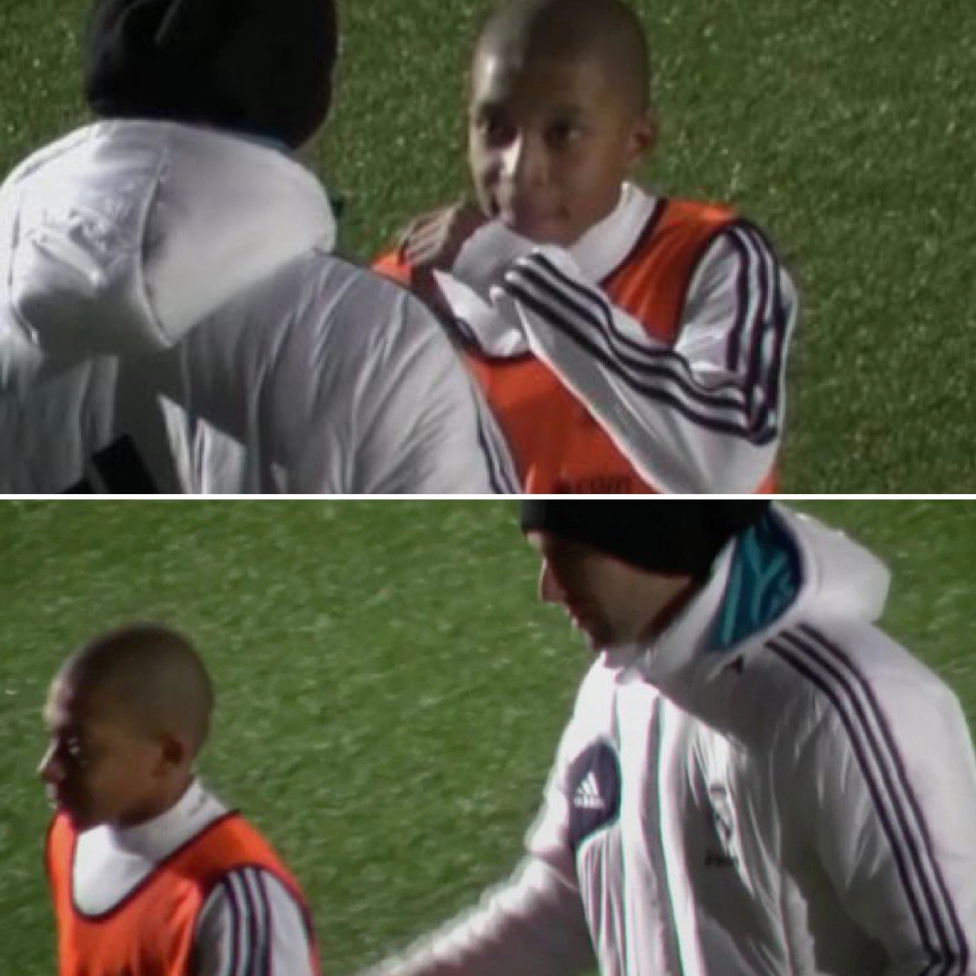 Las imágenes inéditas de Mbappé entrenando con Zidane con 13 años que ...