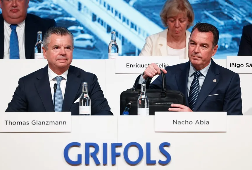 Glanzmann traspasa todos sus poderes ejecutivos en Grifols a Nacho Abia