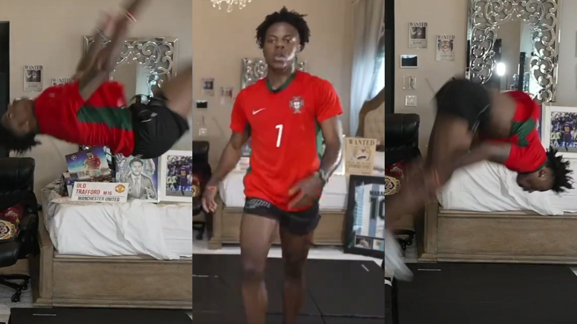 El 'streamer' IShowSpeed realiza 100 saltos mortales hacia atrás en 30 ...