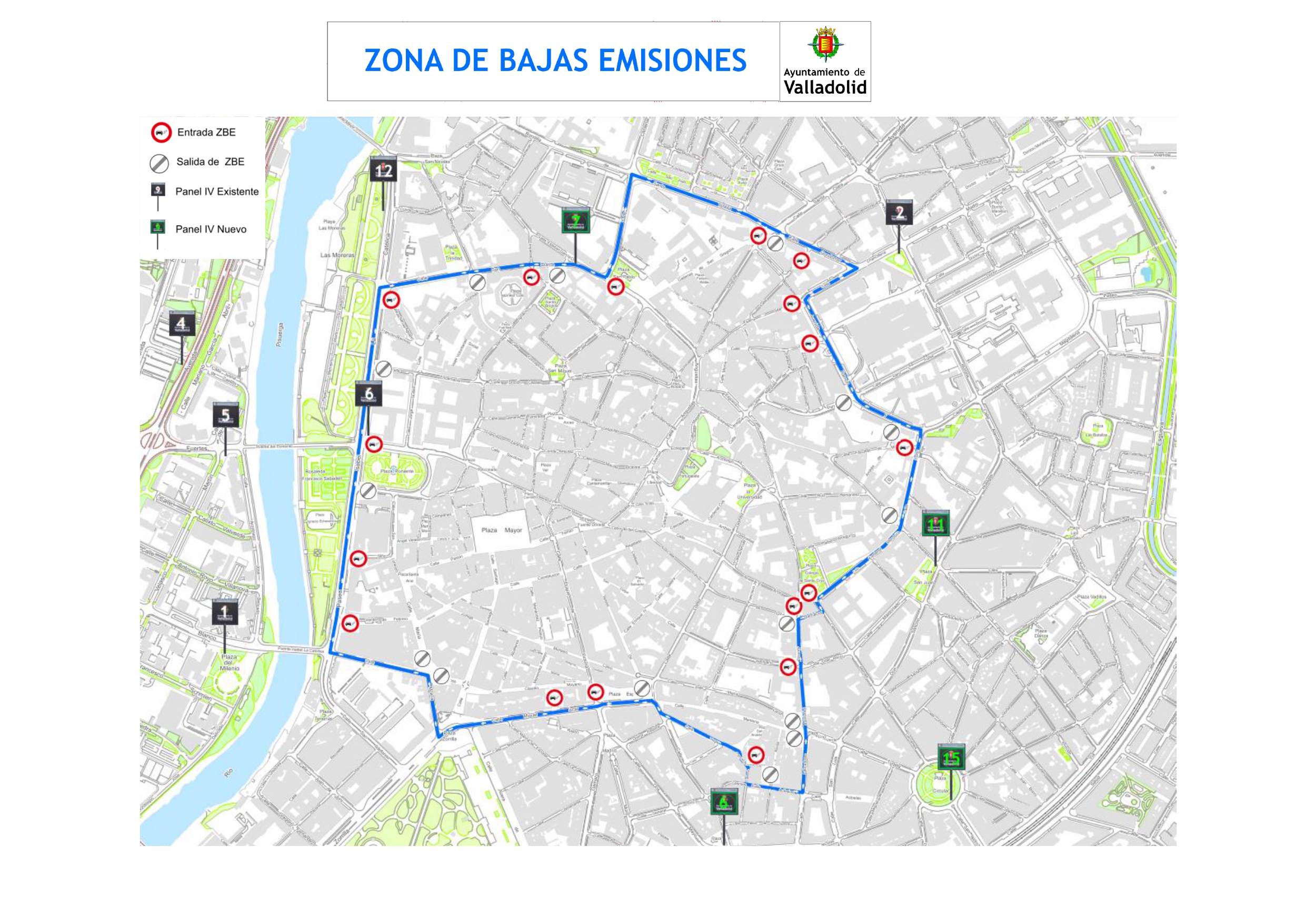 La fecha en la que los coches sin etiqueta no podrán entrar a la ZBE de Valladolid