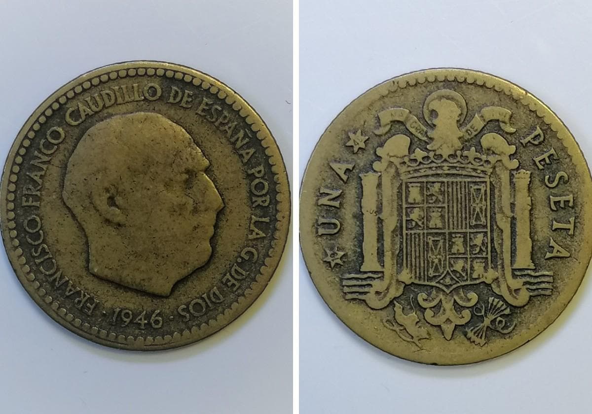 La peseta con la cara de Franco de la que solo existen 150 unidades: es ...