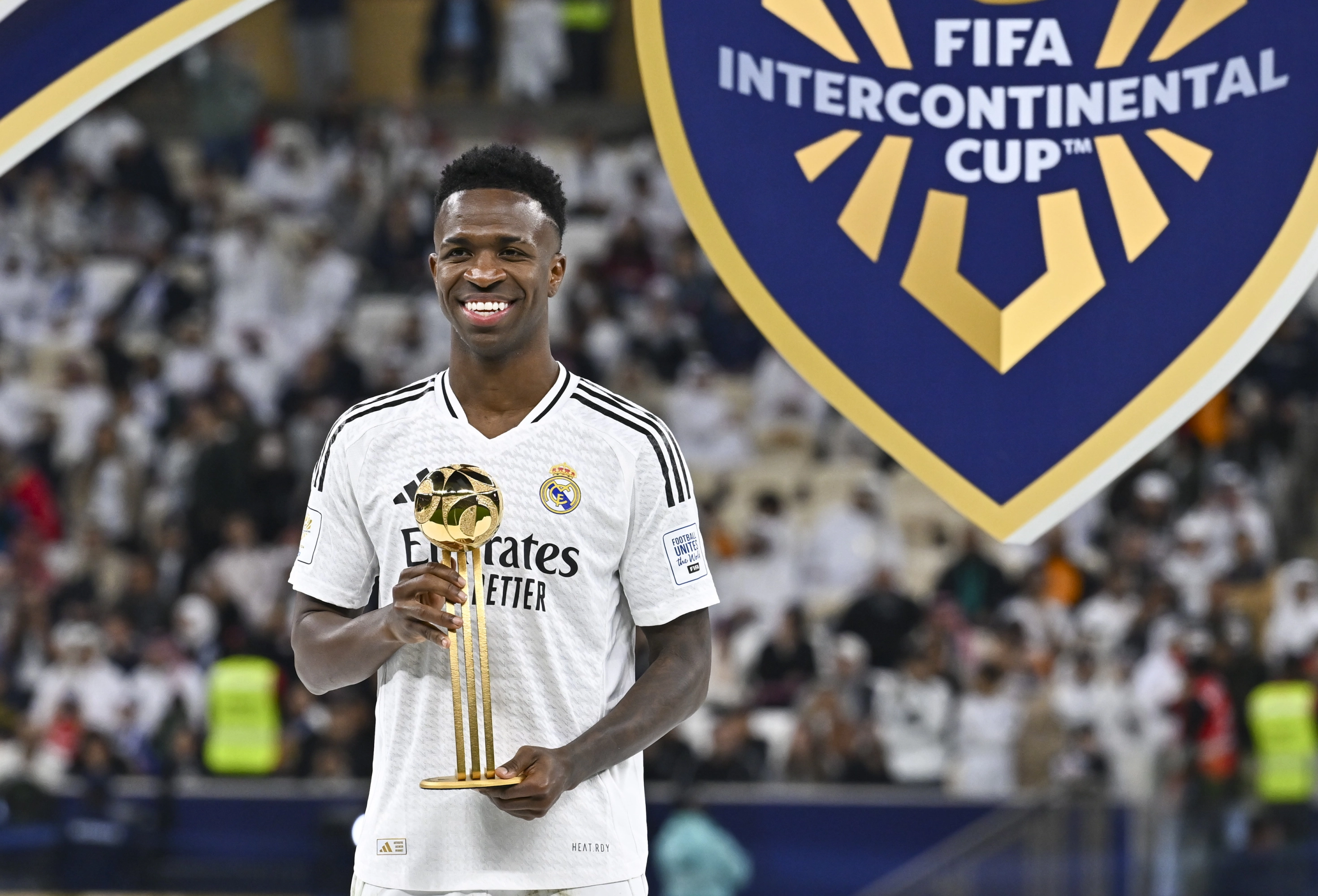Vinícius presume de sus estadísticas en las finales con el Real Madrid ...