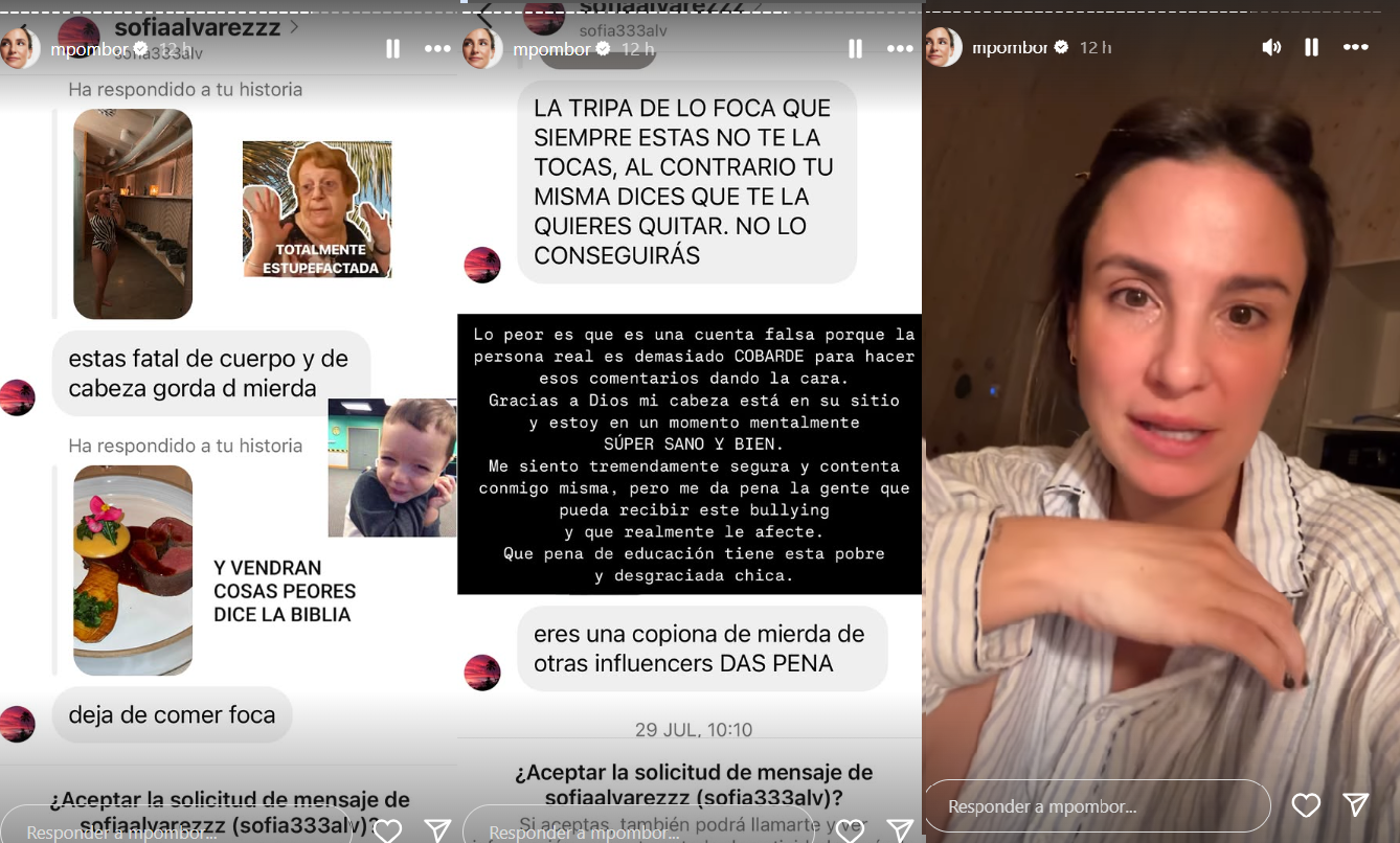 Marta Pombo se defiende contra las duras críticas de una 'hater' por su físico: "Esa persona es ...