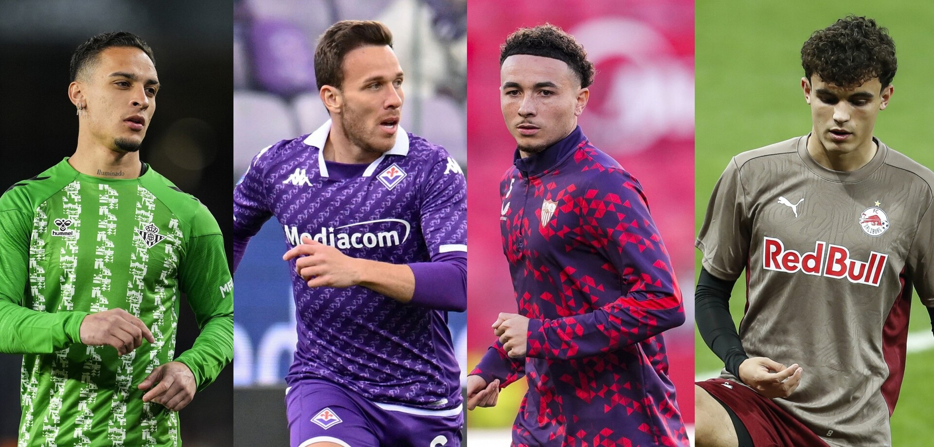 Antony, Arthur, Vargas o Bajcetic entre los principales refuerzos ...