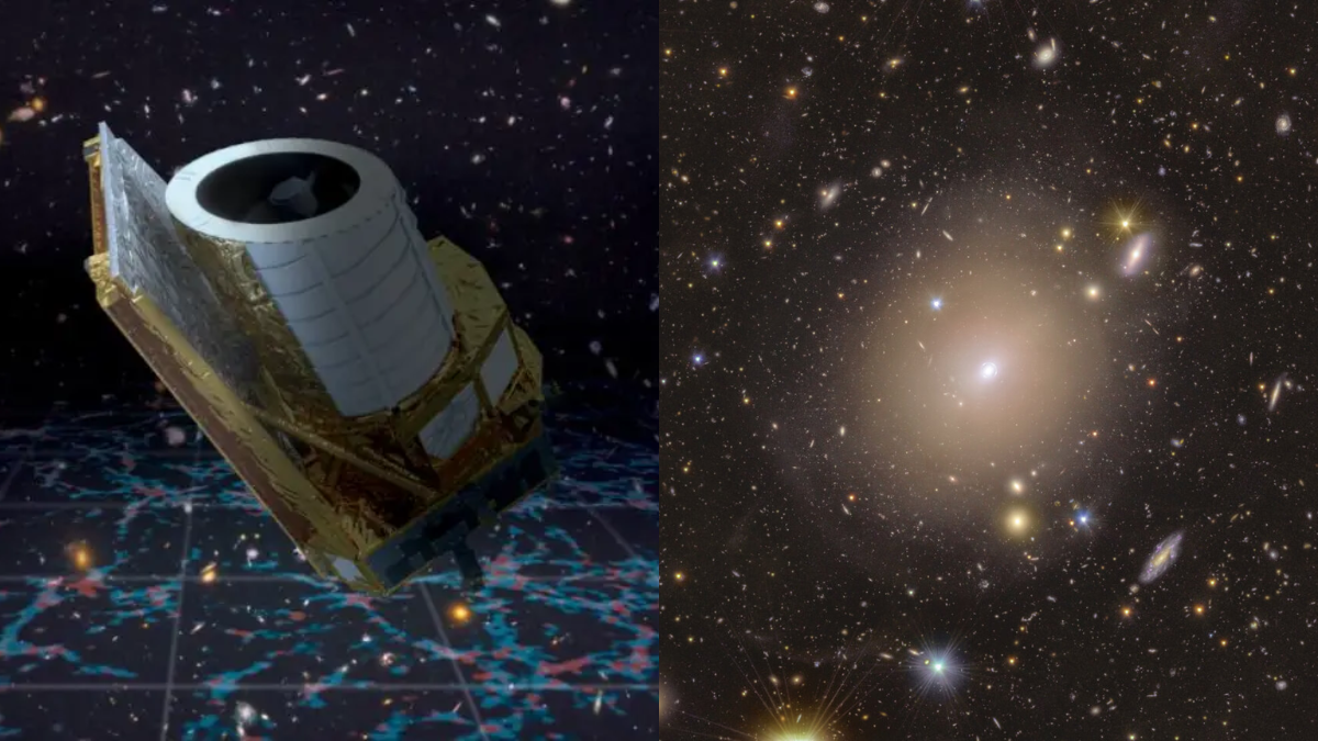 El supertelescopio espacial con tecnología española Euclid capta un rarísimo fenómeno: un anillo ...